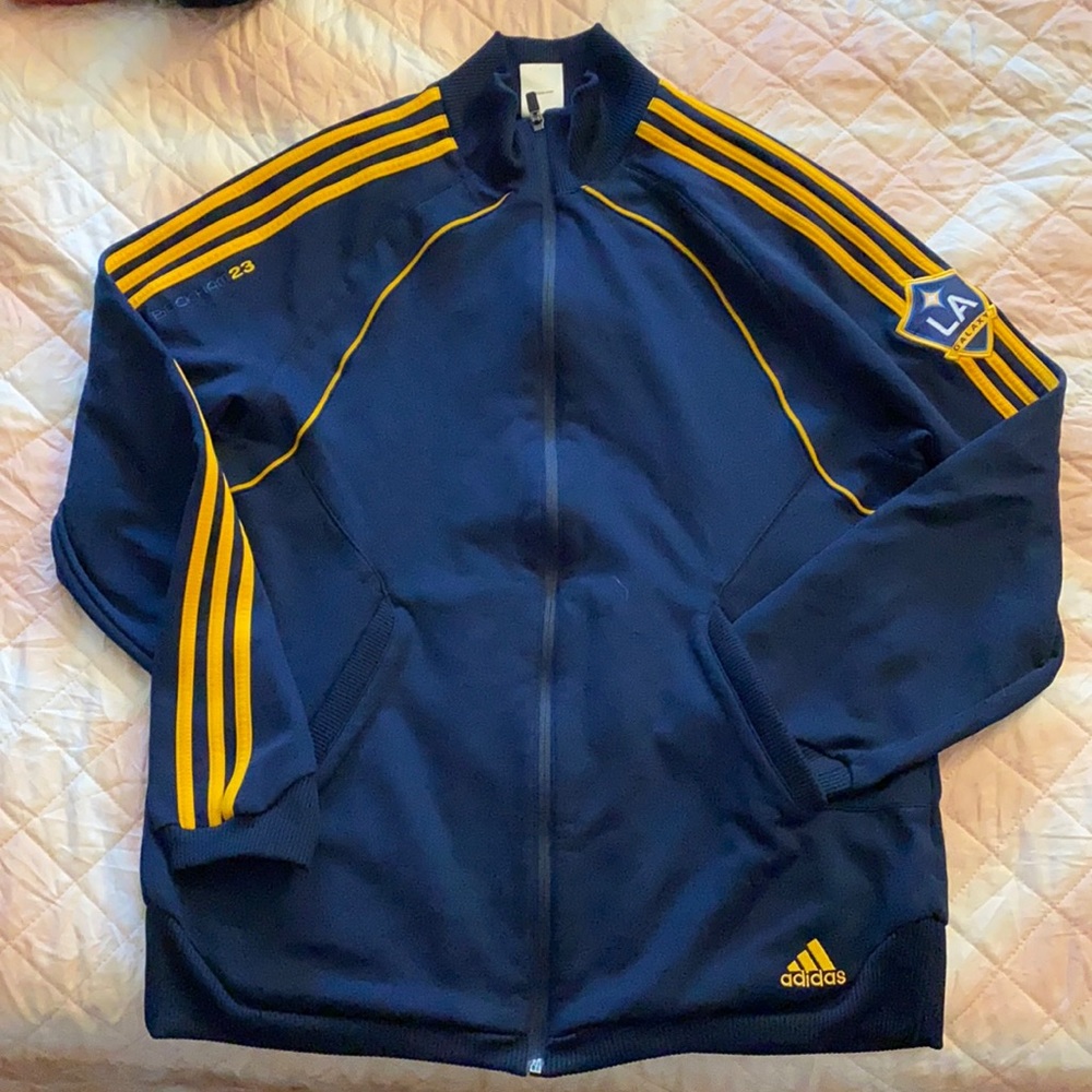 David Beckham Adidas La Galaxy Track Jacket - Gem